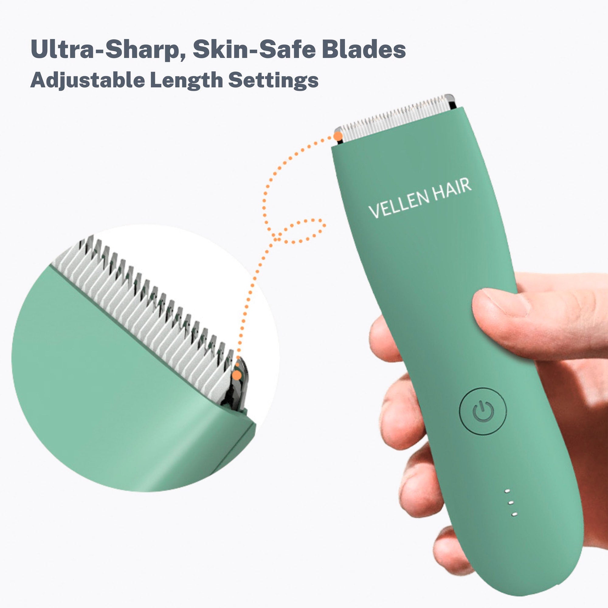 Vellen Hair Precision Body Trimmer – Waterproof, Rechargeable, and Gen ...