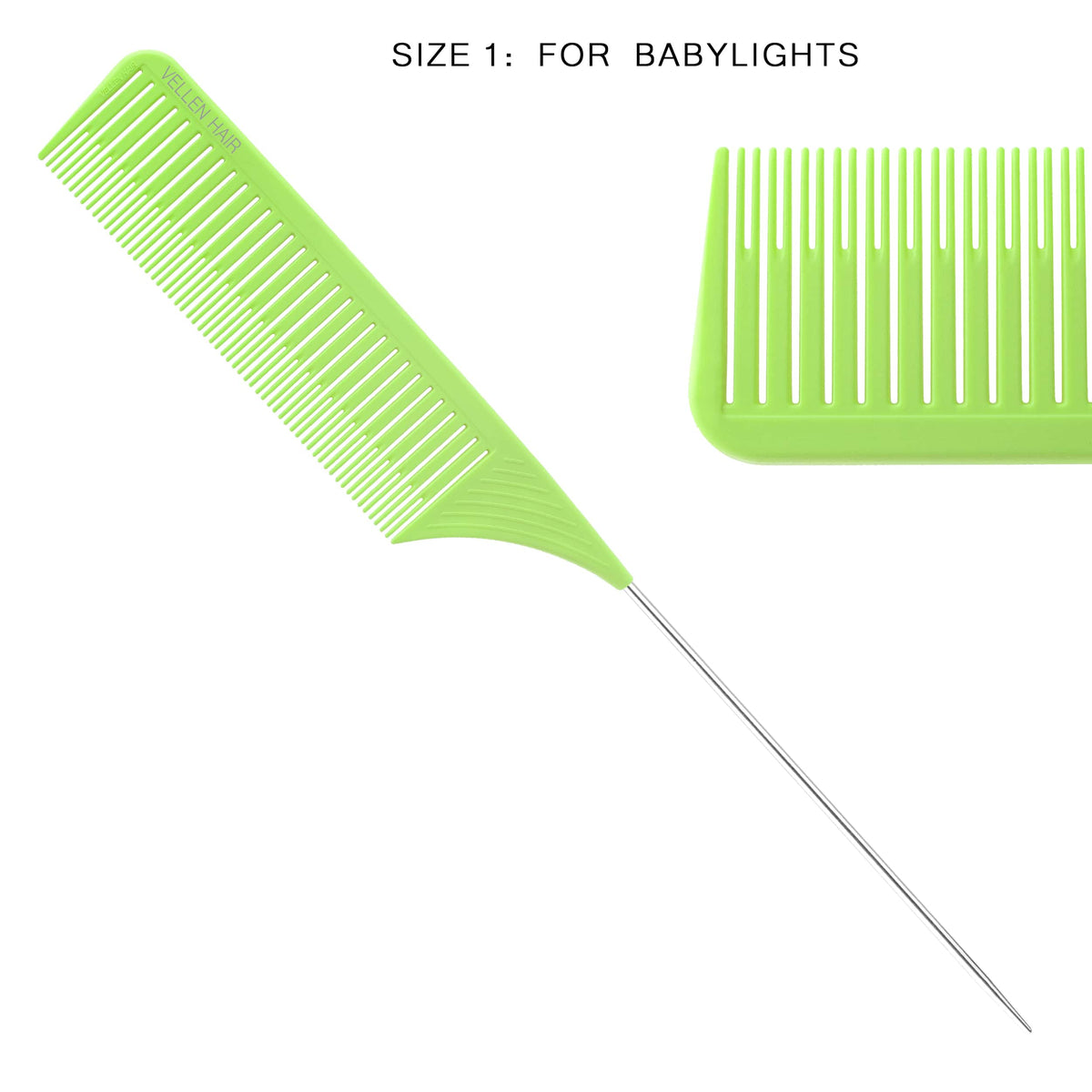 Highlighting Comb Set - 5 Sizes - Multi Colors – Vellen-Hair