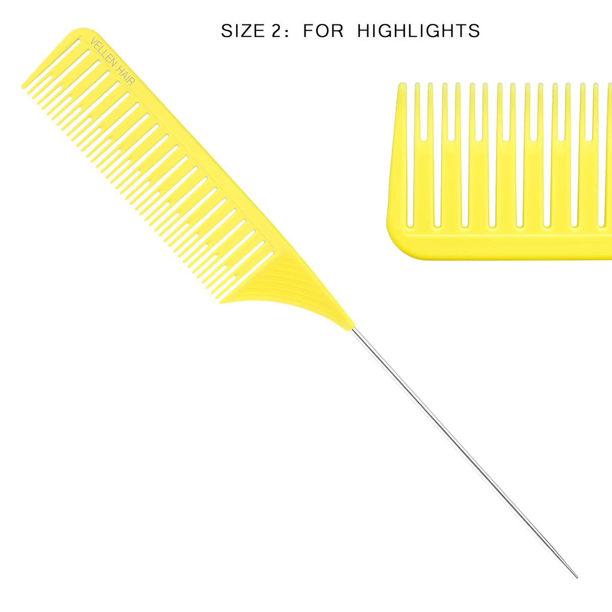 Highlighting Comb Set - 5 Sizes - Multi Colors – Vellen-Hair